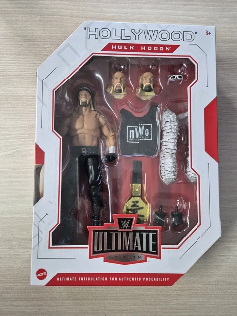 WWE HOLLYWOOD HULK Hogan Ultimate Edition Figure Mattel WCW NWO New ...