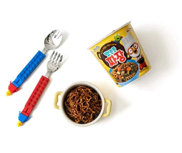 PALDO PORORO JAJANG Cup Ramen Black Bean Sauce Noodle 65gx6ea korean ...