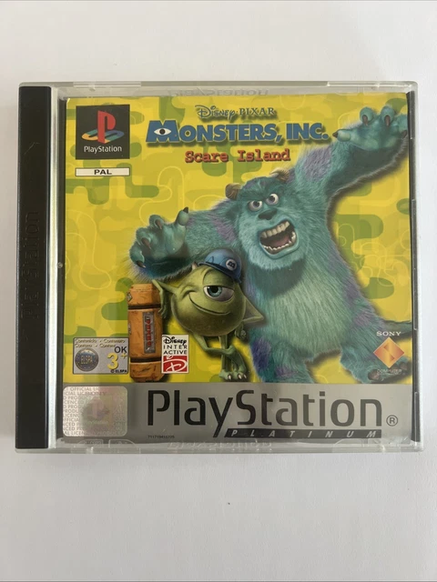 SONY PLAYSTATION PS1 Game Disney Pixar Monsters, Inc. Scare Island £9. ...