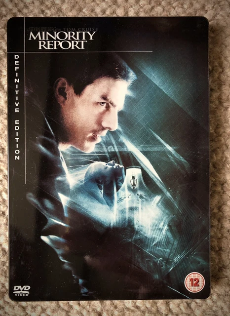 MINORITY REPORT DEFINITIVE Edition 2 Disc DVD Steelbook Case Tom Cruise ...