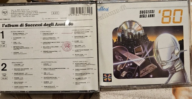 L'ALBUM DI SUCCESSI Degli Anni '80 Flashback Box 2 Cd Rca Timbro Rosso ...