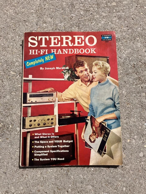 VINTAGE STEREO HI Fi Handbook 1960 By Joseph Marshall A Fawcett How-to ...