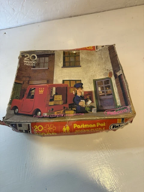 OLD POSTMAN PAT Wooden Jigsaw Puzzle Vintage £4.38 - PicClick UK