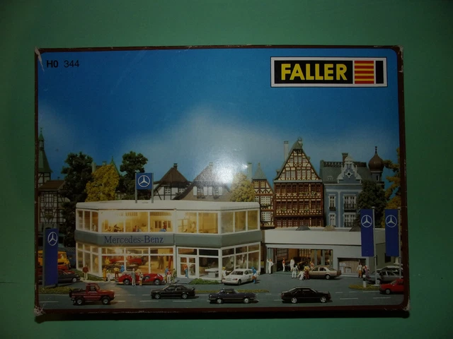 FALLER MAQUETTE À monter concession MERCEDES 344 NEUF (n°1) EUR 193,00 ...