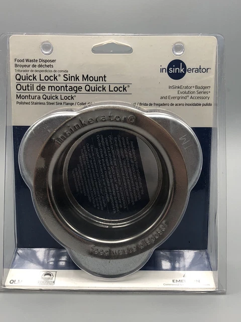 QUICK LOCK SINK Mount Food Waste Disposer InSinkErator $17.00 - PicClick