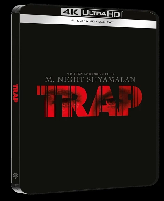 TRAP (M. NIGHT Shyamalan) 4K UHD (2024) 2 Blu Ray steelbook preorder ...