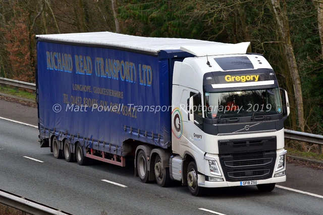 TRUCK PHOTO 12X8 - Volvo FH - Gregory Distribution - GF18 ZSU £10.00 ...
