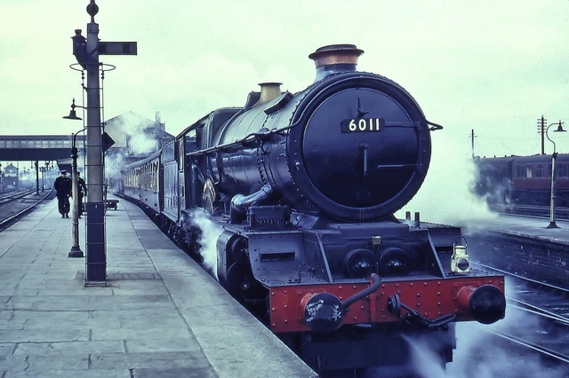 6011 BRITISH RAIL western region 6x4 Quality Steam Rail Photo £2.70 ...