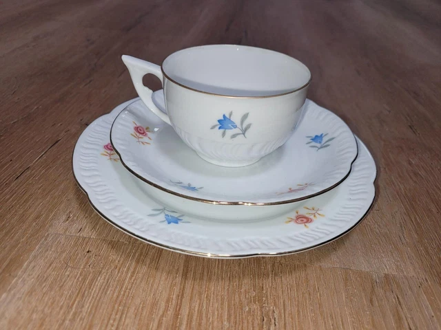 OST MARK BAVARIA Porzellan Kaffeegedeck Vintage Goldrand EUR 12,00 ...