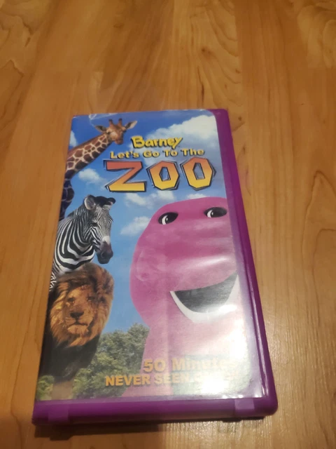 BARNEY - LETS Go to the Zoo (VHS, 2001) EUR 7,22 - PicClick FR