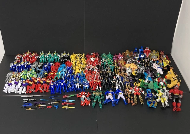 HUGE POWER RANGERS Action Figure Weapons & Accessories Toys Job Lot ...