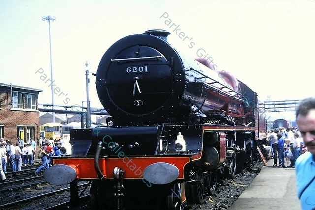 RAILWAY SLIDE TRAIN Slide 35mm Locomotive No 6201 (c19) £3.99 - PicClick UK