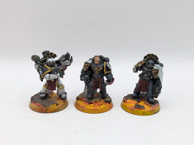 WARHAMMER 40K: SPACE Marine Red Scorpions Resin Command (AN004) £36.99 ...