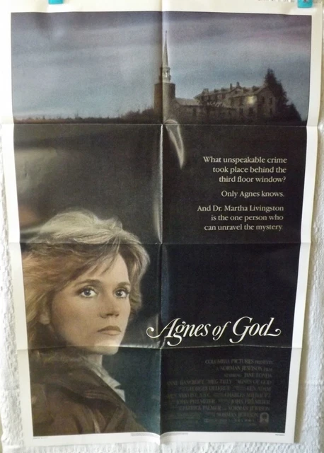 AGNES OF GOD Jane Fonda Meg Tilly Original American One Sheet Cinema ...