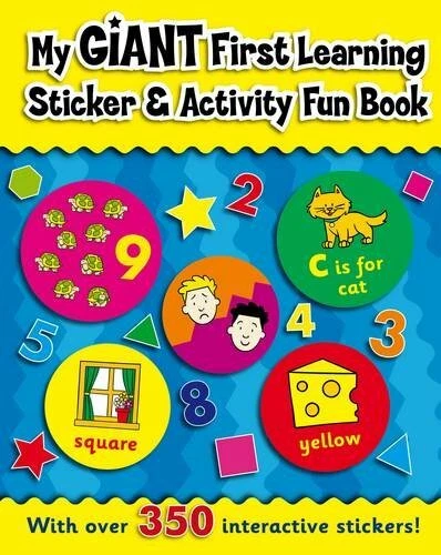 GIANT FIRST LEARNING Sticker and Activity Fun Book (Stick and Act) EUR ...
