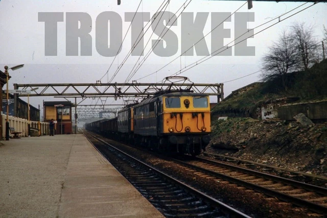 35MM SLIDE BR British Rail Electric Loco Class 76 76031 Hadfield 1981 ...