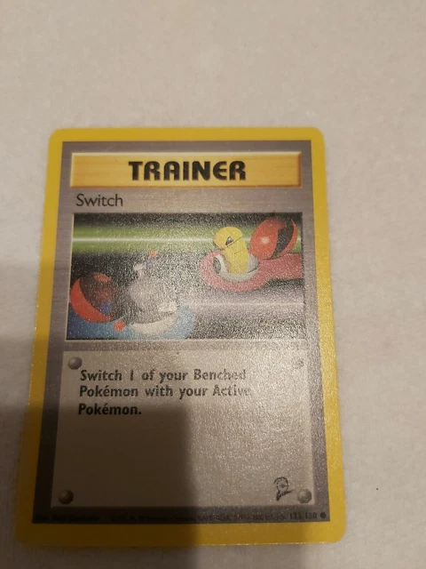 POKEMON BASE SET 123/130 Trainer Switch Common Mint £1.00 - PicClick UK