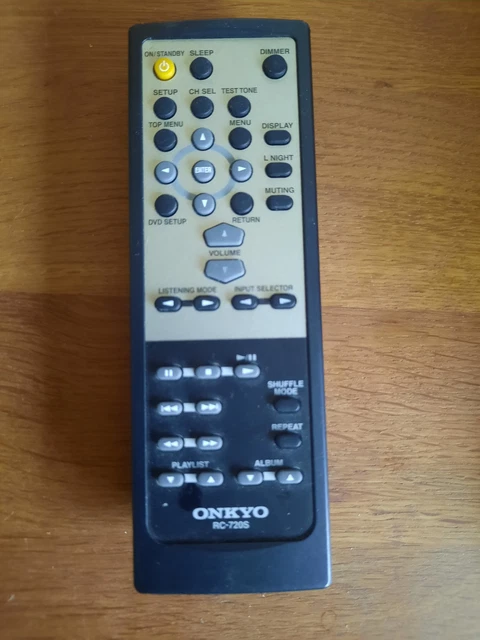ORIGINAL AND GENUINE Onkyo Home Theatre Remote Control RC-720S £13.20 - PicClick UK