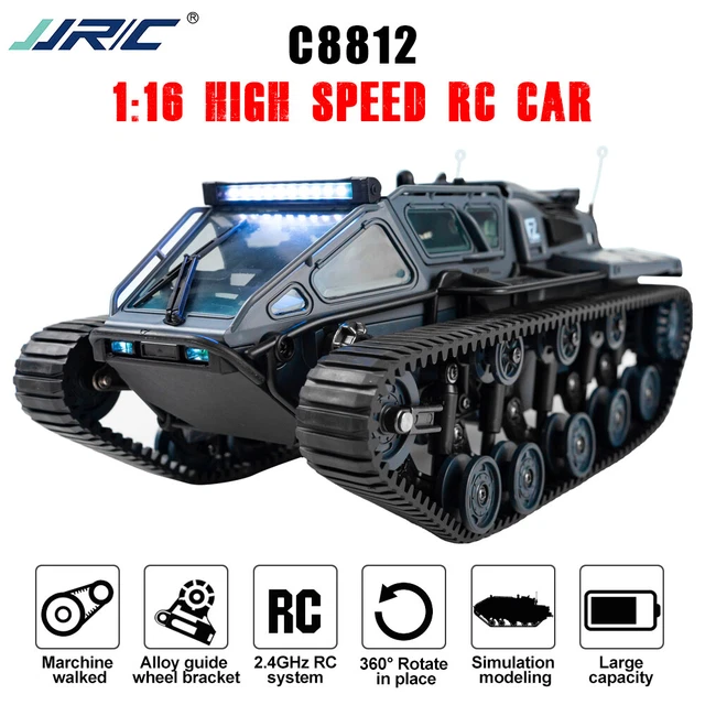 JJRC C8812 1:16 Drift Crawler Vehicle 360° Rotation 13 Light Mode RC ...