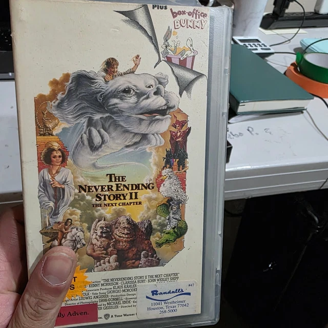THE NEVERENDING STORY II VHS 1990 Fantasy Family Edition Warner Bros £6 ...