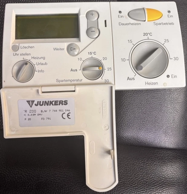 JUNKERS TR 200 Raum Temperatur Regler Thermostat Steuerung EUR 69,95 - PicClick DE