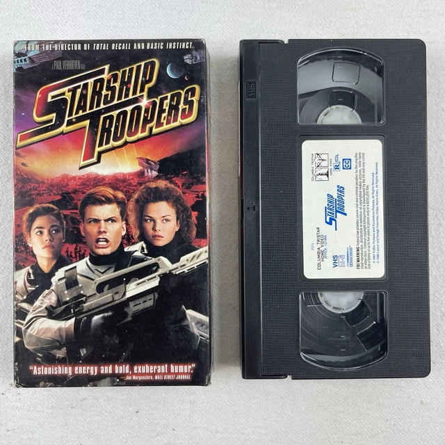STARSHIP TROOPERS (VHS, 1998, Closed captioned) £7.95 - PicClick UK