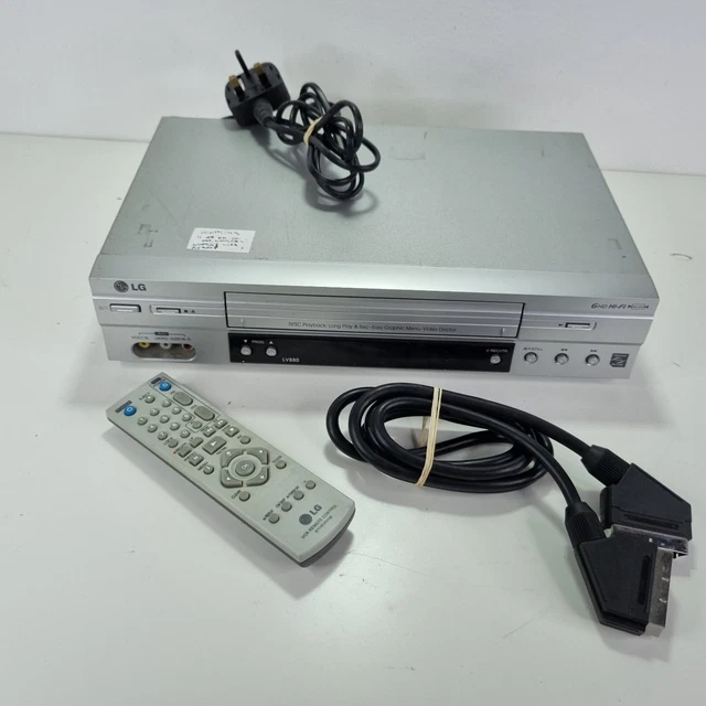 LG VHS VIDEO Tape Recorder LV880+ Remote + Scart - READ DESCRIPTION £38 ...