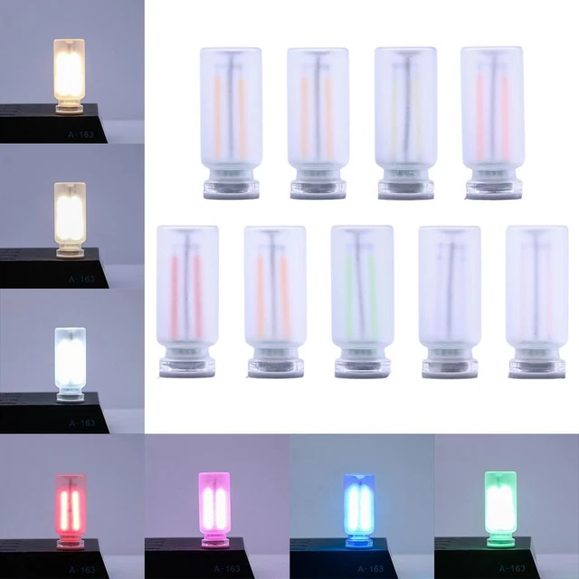 CREATIVE PORTABLE COLORFUL Ambient USB Touch Glass Bottle Night Lights ...