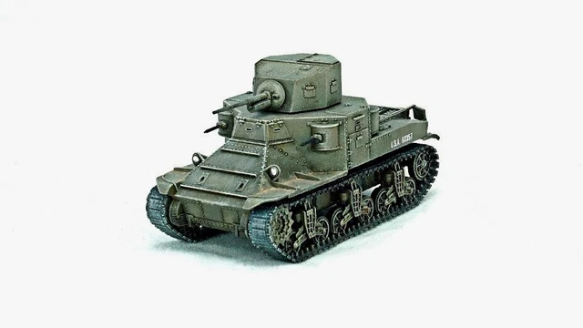 BUILT PAINTED 1:72 M2A1 Medium Tank Modell Tanque Model Panzer EUR 90 ...