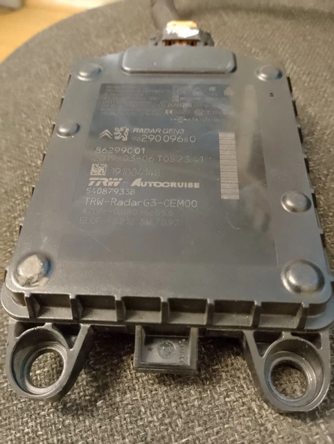 VAUXHALL CITROEN PEUGEOT Front Radar Sensor With Wiring 9829009680 / ...