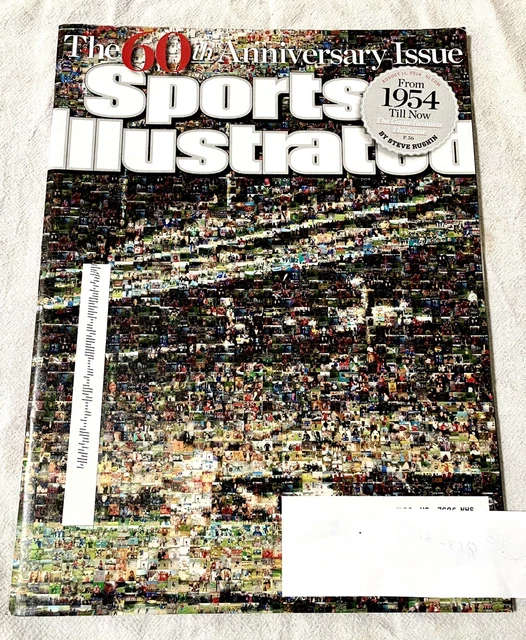 COUVERTURE EDDIE MATHEWS comme neuf Sports Illustrated 60th Anniversary ...