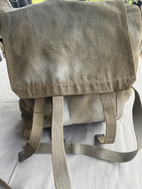 VINTAGE GENUINE AUSTRALIAN RAAF WW2 Blue Webbing P37 Large Equipment ...