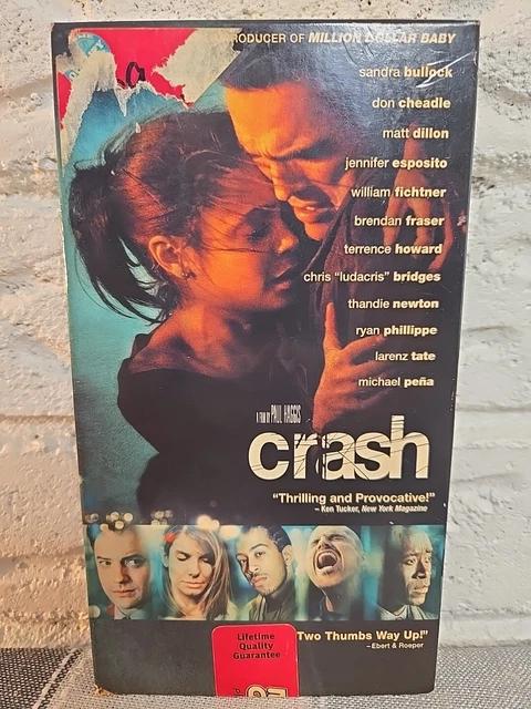 CRASH VHS 2004 (Ex-rental) Sandra Bullock Matt Dillon Don Cheadle ...