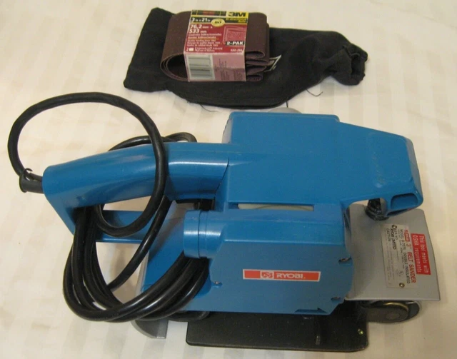 VINTAGE RYOBI 3 X 21 Belt Sander 120V 8 4A 118 Ft Min Model B 7075