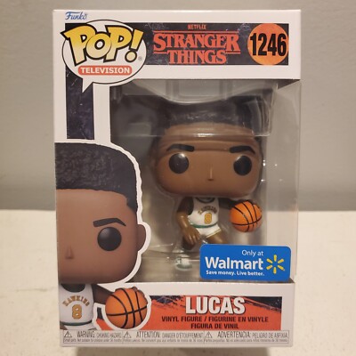 FUNKO POP! STRANGER Things Lucas Sinclair 1246 Basketball Walmart ...