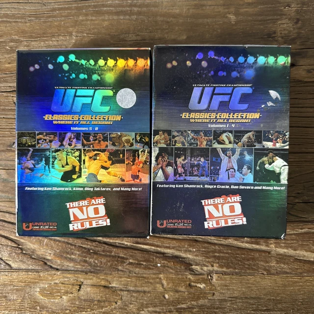 UFC CLASSICS COLLECTION Where it all Began Volumes 1 To 8 - DVD Box ...