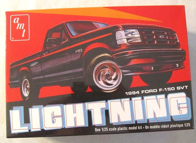 AMT 1994 FORD F-150 SVT LIGHTNING PICKUP TRUCK Model Kit ~ 1:25 Scale ...