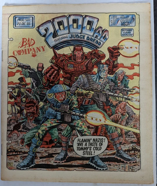 2000AD PROG No 501 - 20th Dec 1986 Judge Dredd, Nemesis, Slaine £3.99 ...
