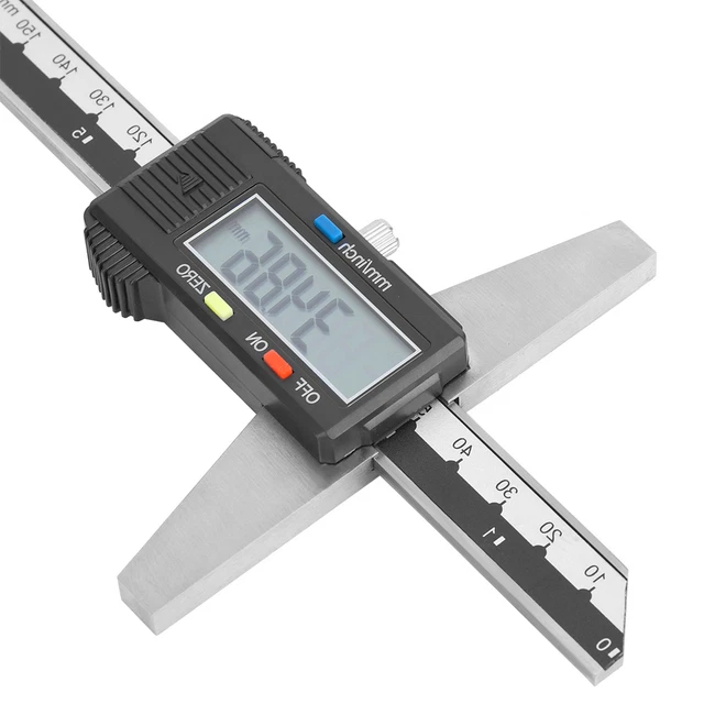 DIGITAL DEPTH VERNIER Caliper Gauge Measuring Tool 0-150mm 0.01mm MV6 £ ...