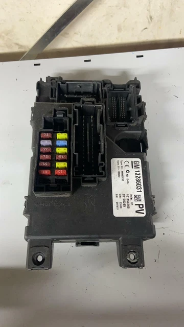 VAUXHALL CORSA D Bcm Body Control Unit Ecu Fuse Relay Box 13286031 £25. ...