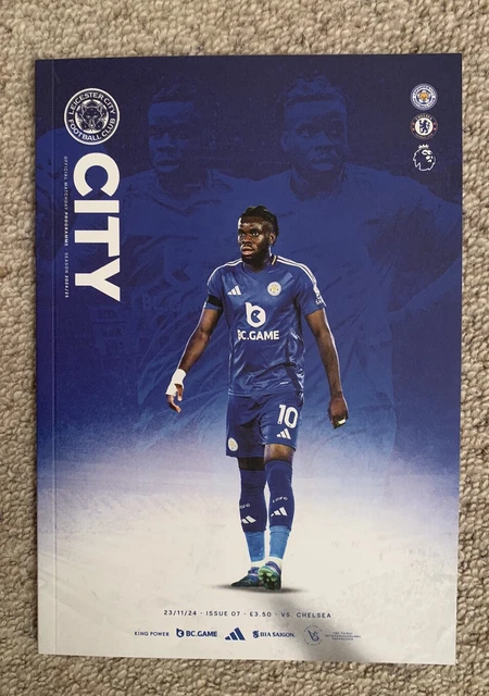LEICESTER CITY V Chelsea PREMIER LEAGUE Official Matchday Programme 23 ...