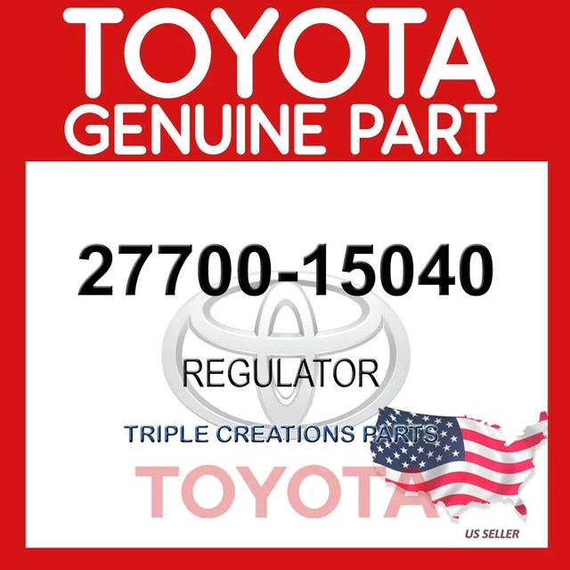 2770015040 GENUINE TOYOTA REGULATOR ASSY, GENERATOR 27700-15040 OEM EUR ...
