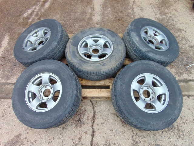 FORD RANGER ALLOY wheels 99-06 Set of 5 6x139.7 7Jx15 Tyres 265/70/15 ...