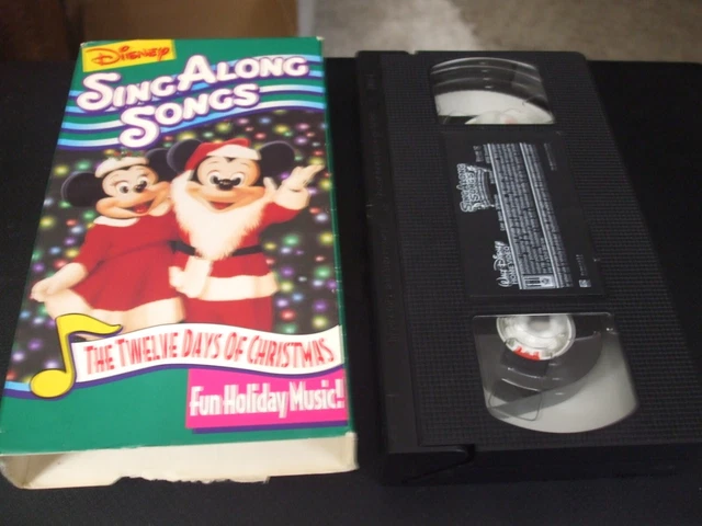 DISNEYS SING ALONG Songs - The Twelve Days of Christmas (VHS, 1997) $12 ...