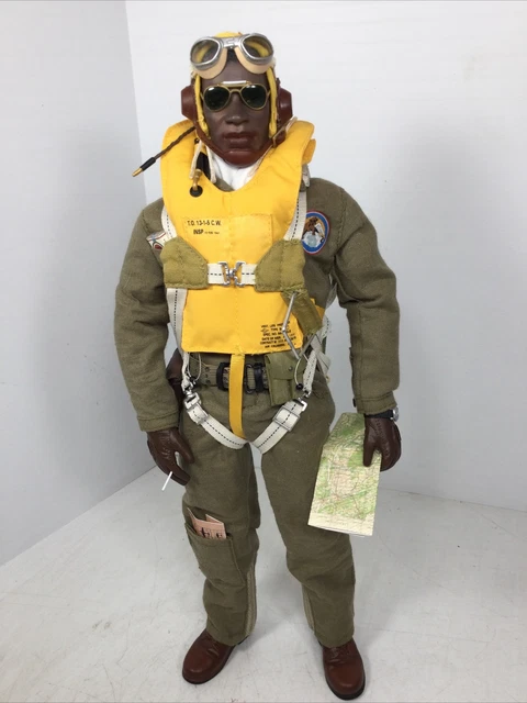 1/6 DRAGON US Tuskegee Fighter Pilot P-51 “Redtails” Ww2 Parachute Bbi ...