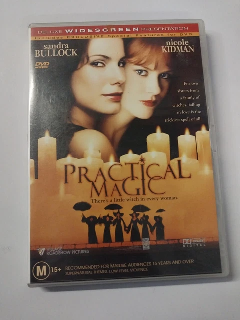 PRACTICAL MAGIC DVD Nicole Kidman Sandra Bullock Region 4 j262 $13.83 - PicClick AU