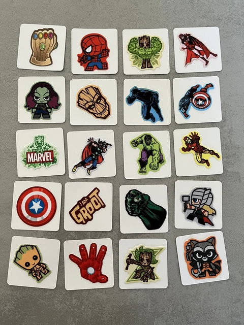 LOT DE 20 FIXEEZ EXPLORE L’UNIVERS MARVEL AVEC GROOT Leclerc 2024 EUR ...