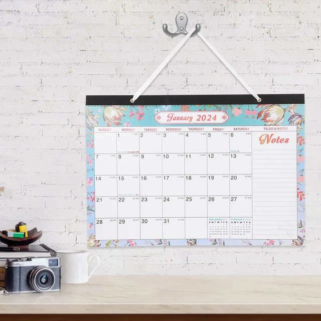 CALENDRIER PLANIFICATEUR MENSUEL Mural 2024 De Planning Bureau EUR 25 ...