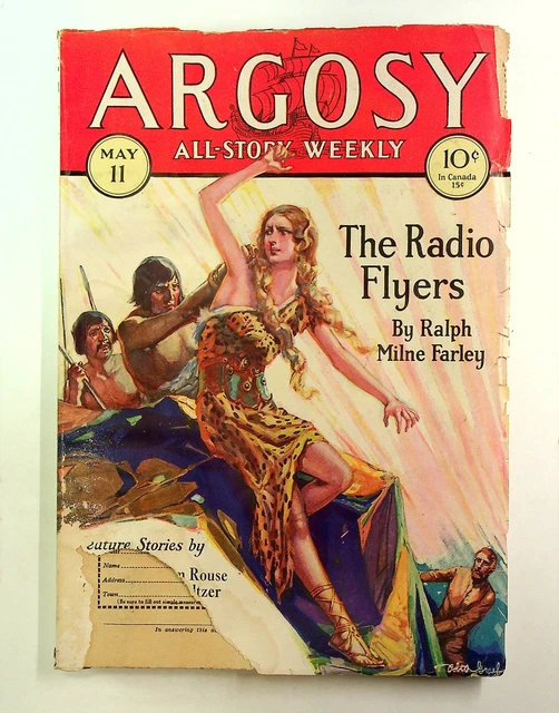 ARGOSY PART 3: Argosy All-Story Weekly May 11 1929 Vol. 203 #4 GD- 1.8 ...