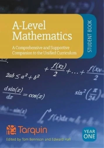 EDWARD HALL A-LEVEL Mathematics - Student Book Year 1: A (Paperback ...
